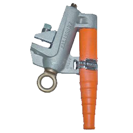Salisbury 1.5″ Aluminum Flat-Face Ground Clamp; ASTM Grade 5; Serrated ...